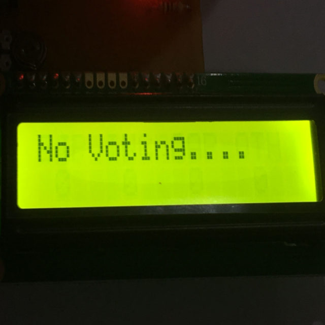 Electronic Voting Machine using Arduino - Project Hub