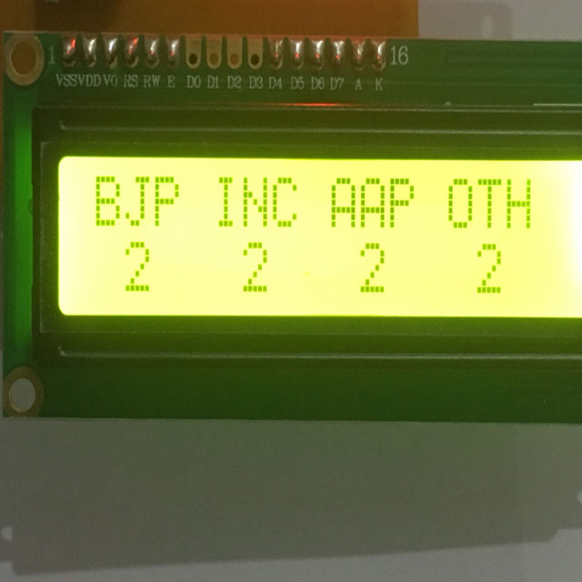 Electronic Voting Machine using Arduino - Project Hub