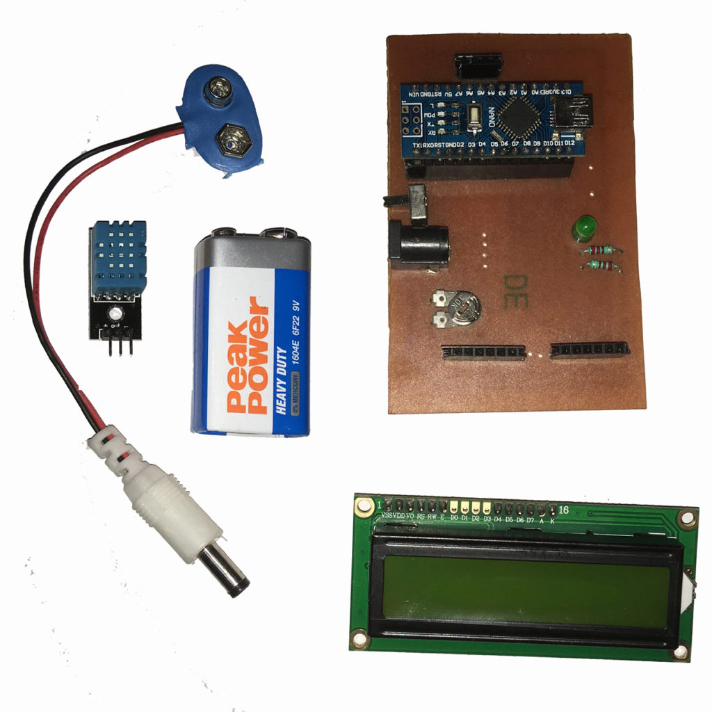 Portable Temp/Humidity Sensor with LCD - Project Hub