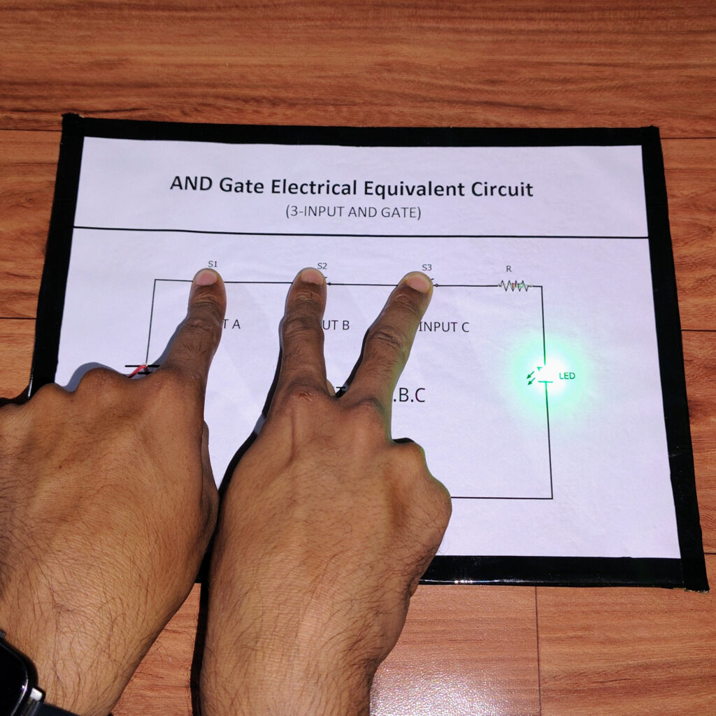 AND logic gate electrical equivalent circuit - Project Hub