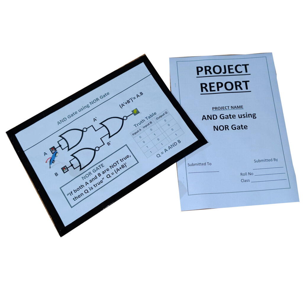 AND logic gate using NOR Gate - Project Hub