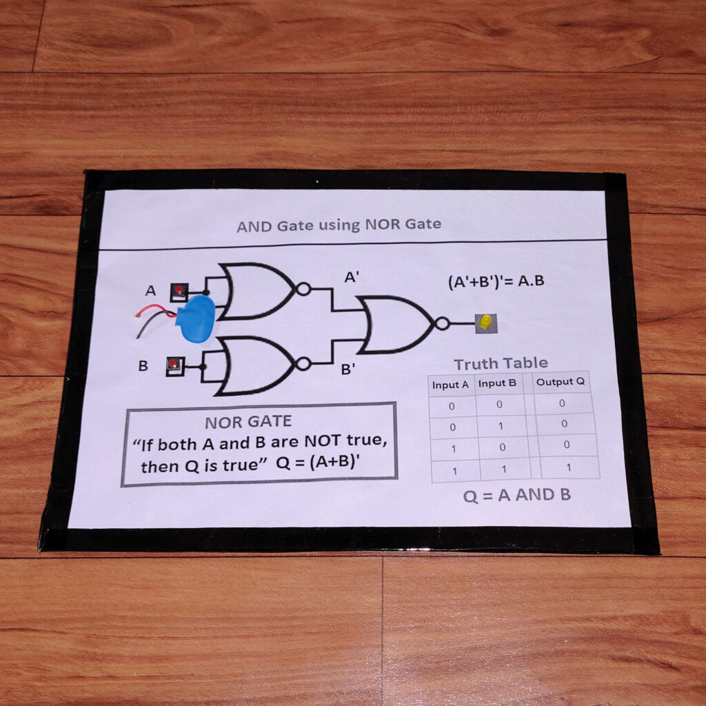 AND logic gate using NOR Gate - Project Hub