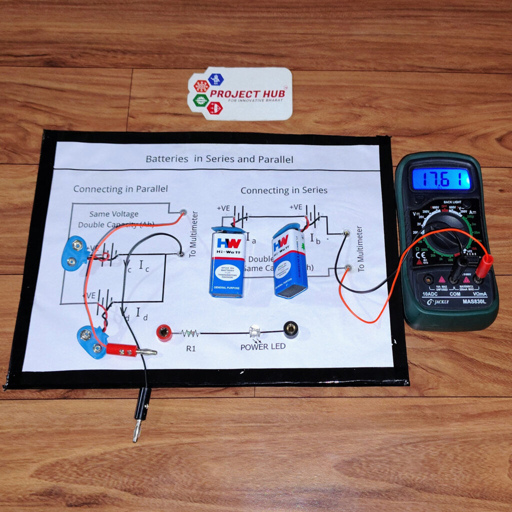 Battery in Series And Parallel - Project Hub