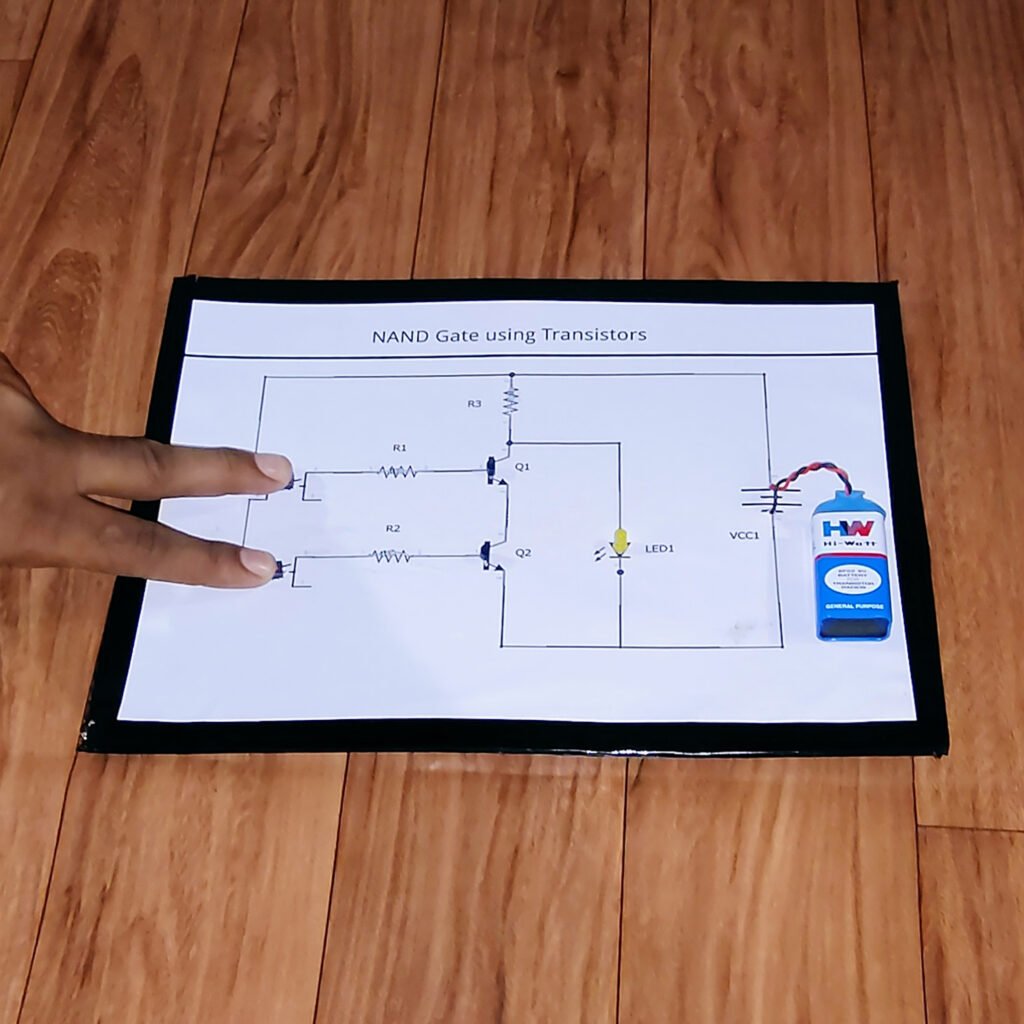 NAND logic gate using transistors - Project Hub
