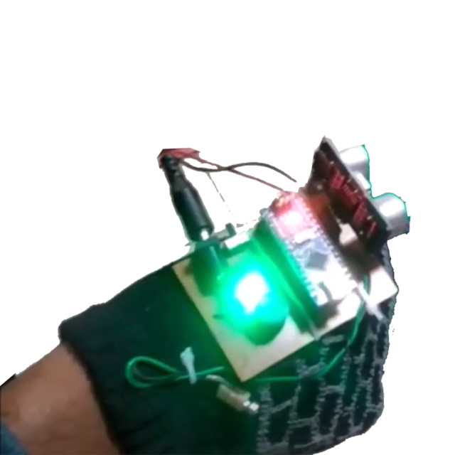 Third Eye for blind with Vibrator Glove - Project Hub