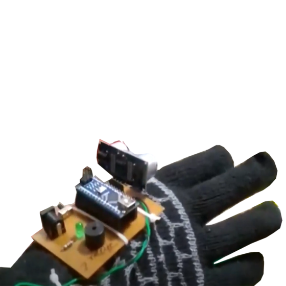 Third Eye for blind with Vibrator Glove - Project Hub