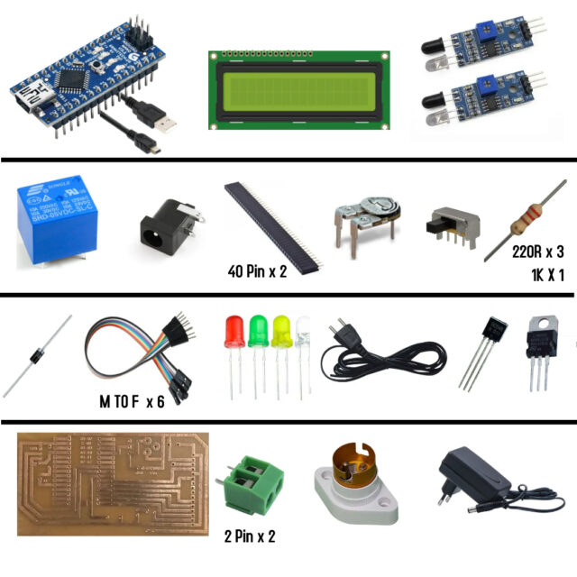 Automatic Room Light Controller with Bidirectional Visitor Counter Do ...