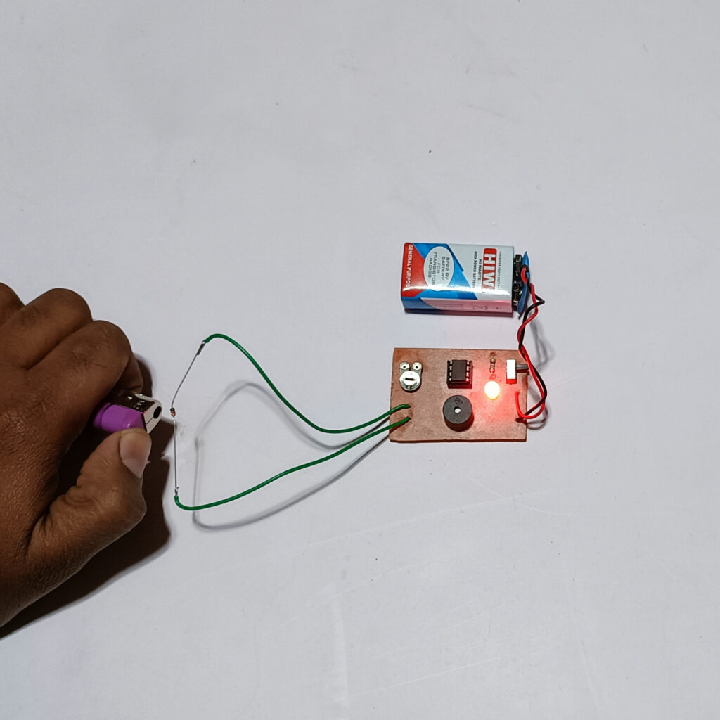 Fire Alarm Project on Handmade PCB - Project Hub