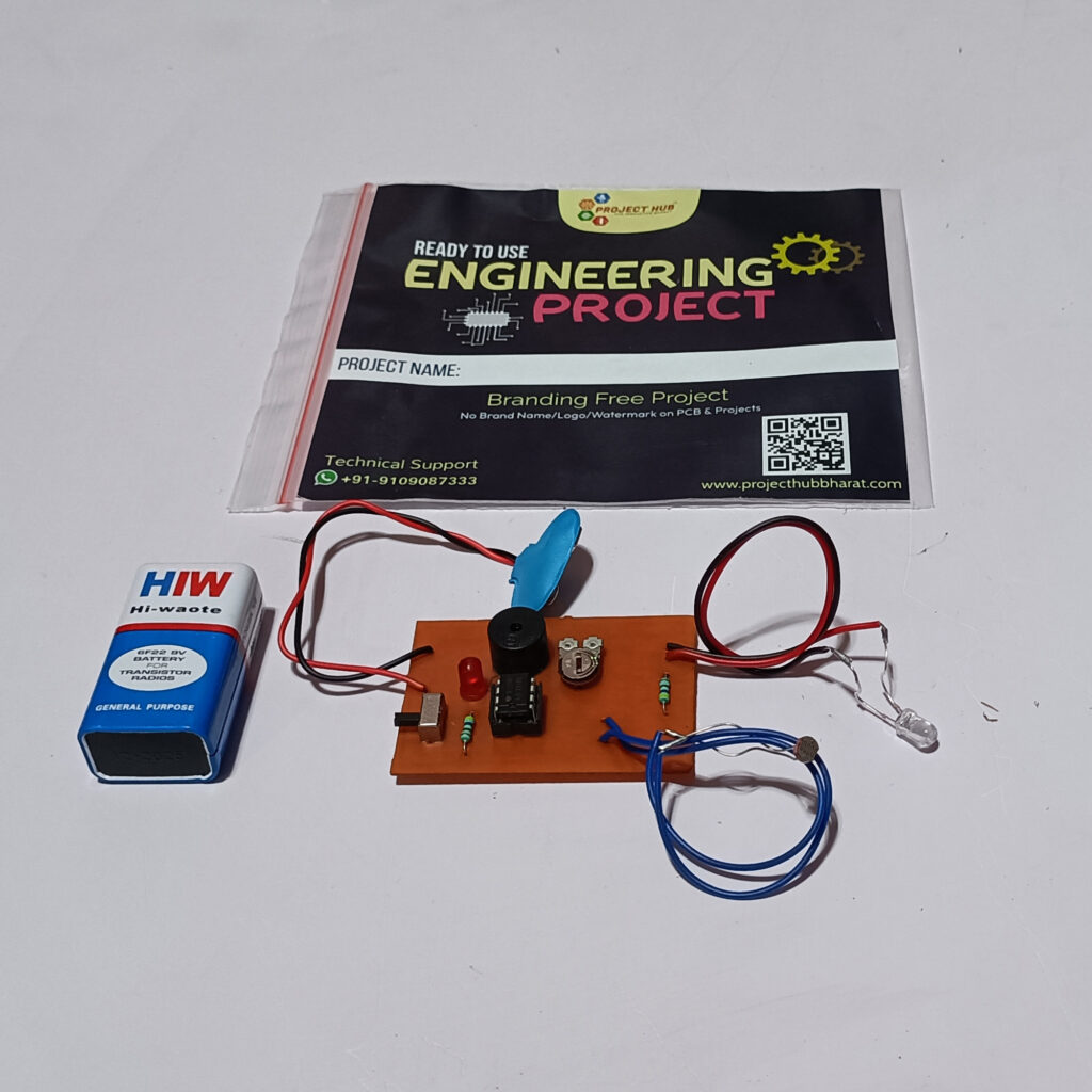 LED & LDR based Security on Handmade PCB - Project Hub