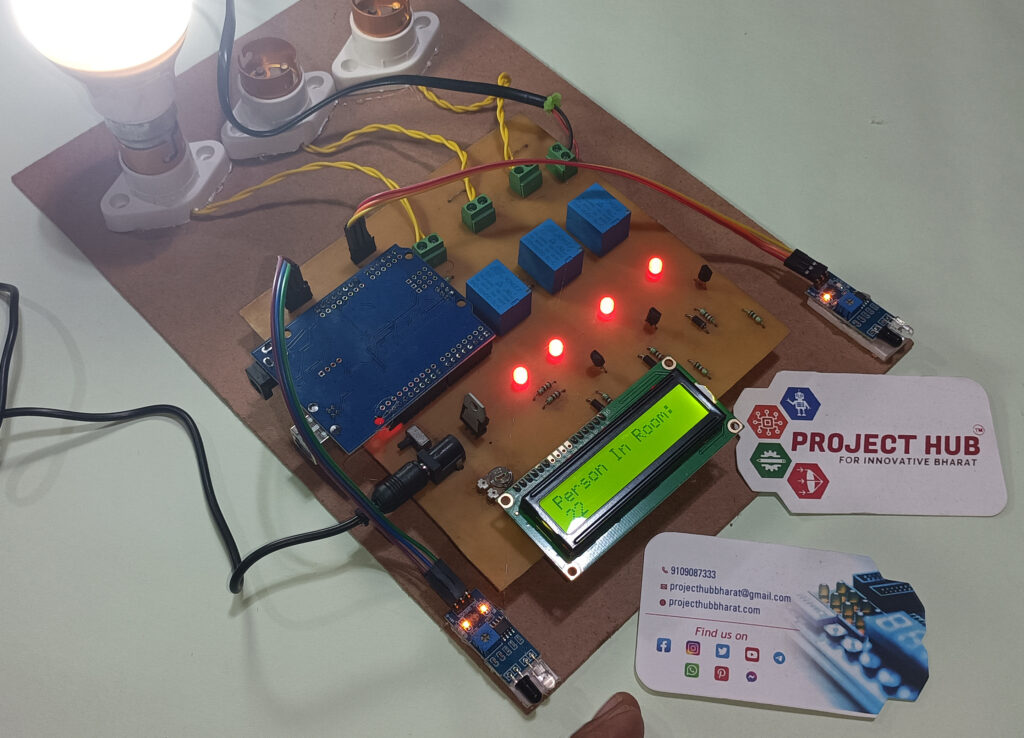 Automatic Room Light Controller with Bidirectional Visitor Counter Multiple Load Using Arduino ...