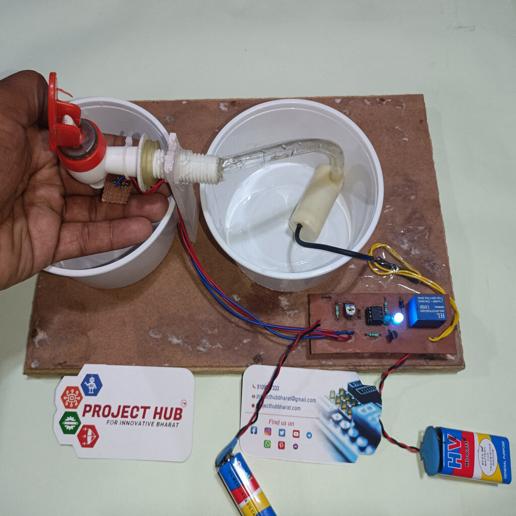 Automatic Water Tap Controller System using LED & LDR - Project Hub