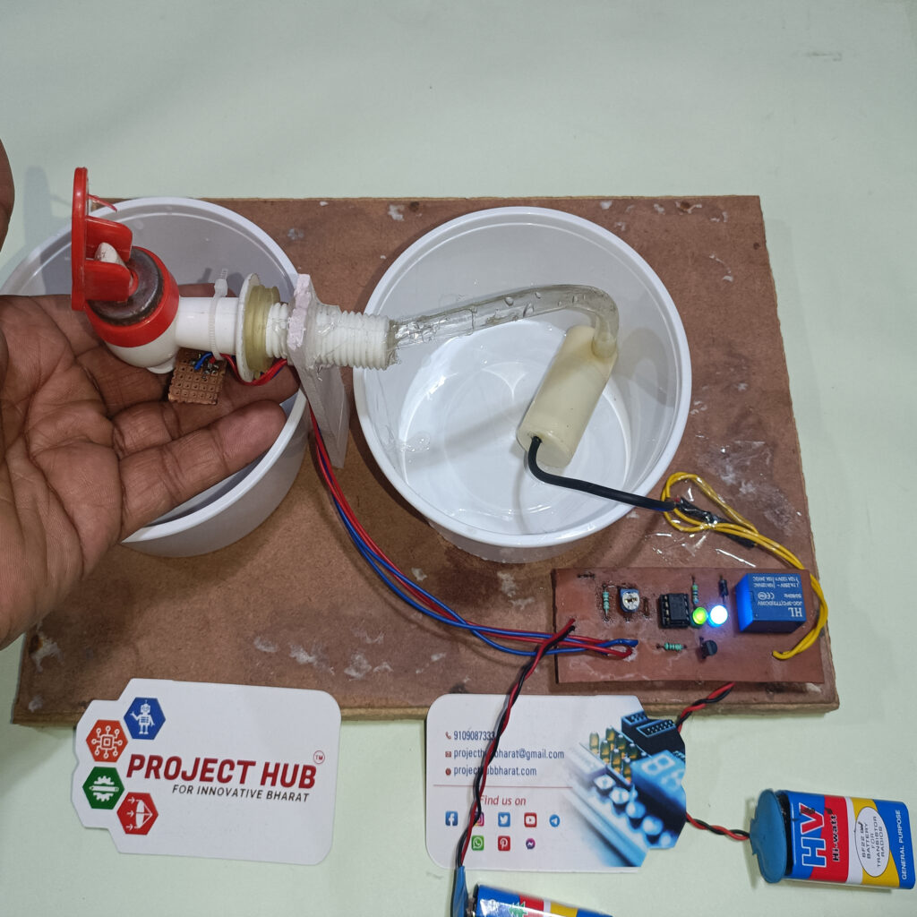 Automatic Water Tap Controller System using LED & LDR - Project Hub
