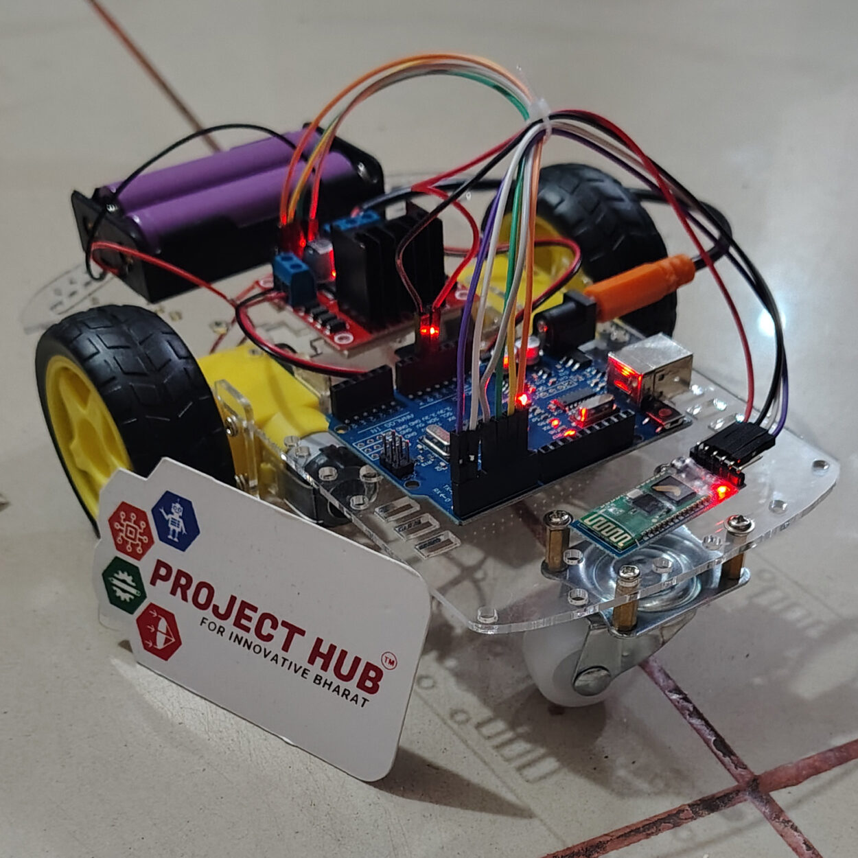 Smart Phone/Bluetooth Controlled Robot - Project Hub