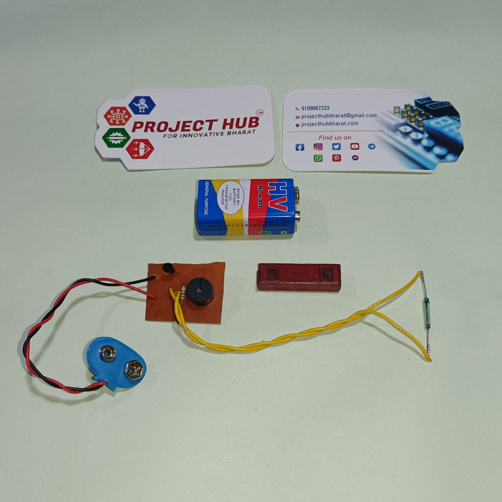 Door Opening Alarm using Transistor & Reed Switch - Project Hub