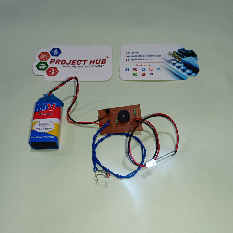 LED & LDR Based Security using Transistor - Project Hub