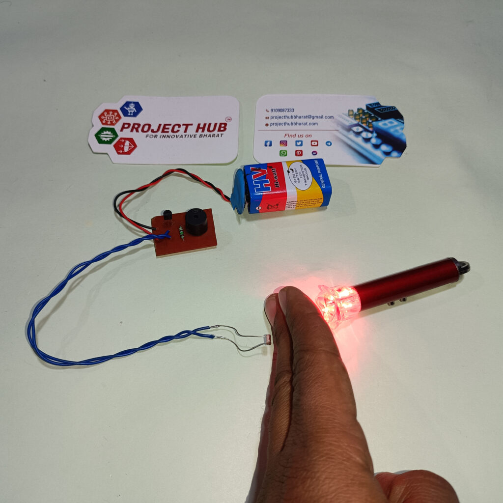 Simple LASER Security System using Transistor - Project Hub
