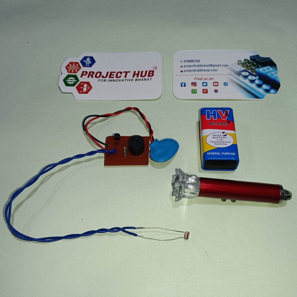 Simple LASER Security System using Transistor - Project Hub