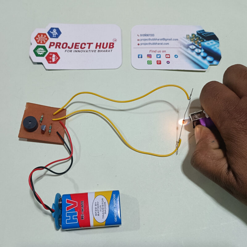Fire Alarm using Transistor & Diode - Project Hub