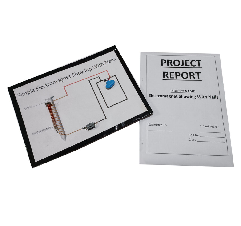 Simple Electromagnet Showing With Nails - Project Hub