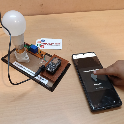 IoT Based Smart Bulb Control via Web Server - Project Hub