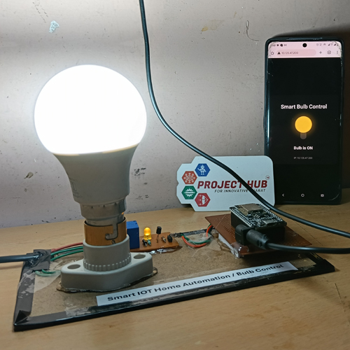 IoT Based Smart Bulb Control via Web Server - Project Hub